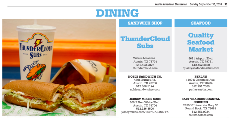 Thundercloud Subs - Austin Sub Sandwich Shop